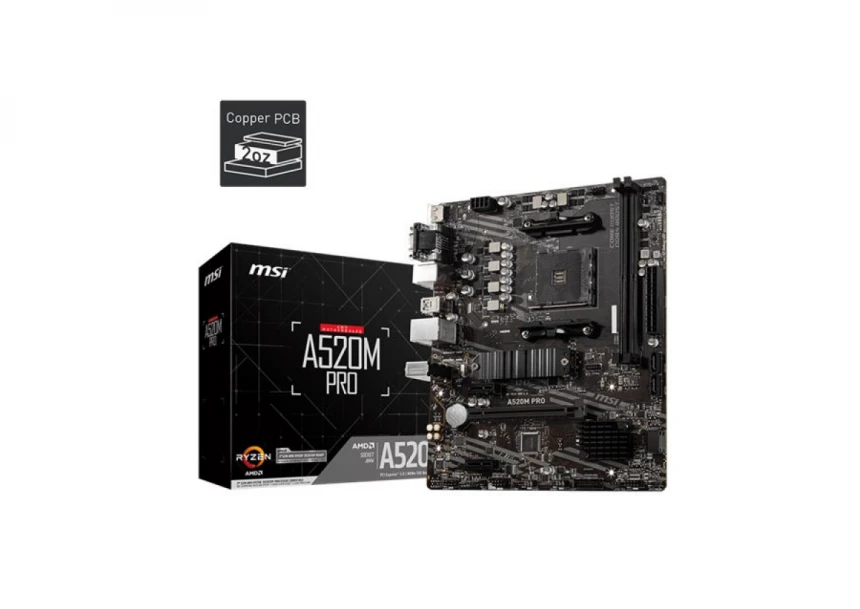 MBO AM4 MSI A520M PRO - Bel-Fast Online Prodavnica